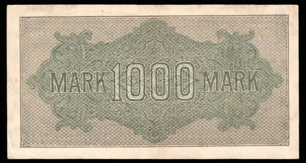 Germany 1000 mark 1922. UNC. P76a - Numizmatikas.lt